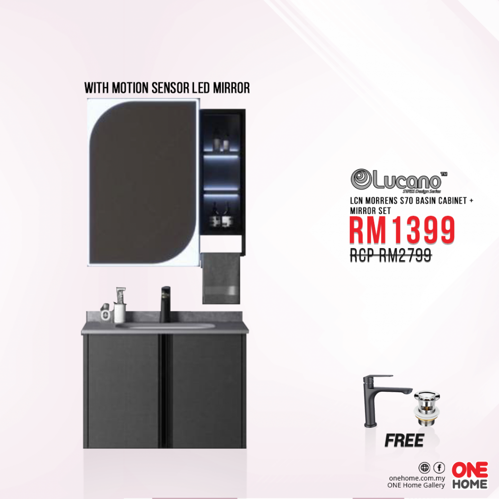 Basin Cabinet Set 5036G - ONE HOME GALLERY