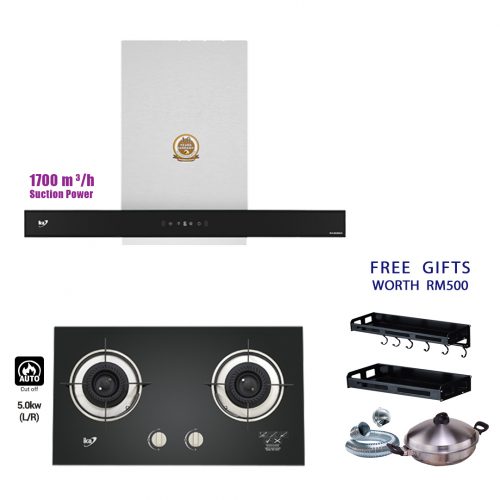 IKA Kitchen Hood (Munich) & Gas Hob (2C/SV) - ONE HOME GALLERY