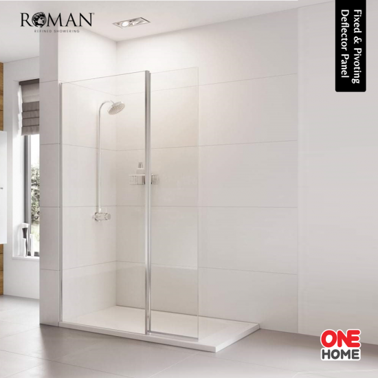 ROMAN Fixed & Pivoting Deflector Panel (180 degree) - ONE HOME GALLERY